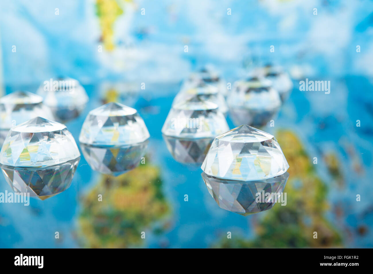 Map of the earth hi-res stock photography and images - Alamy