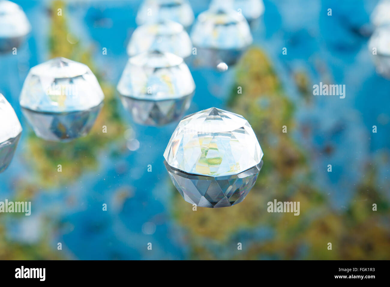 Map of the earth hi-res stock photography and images - Alamy