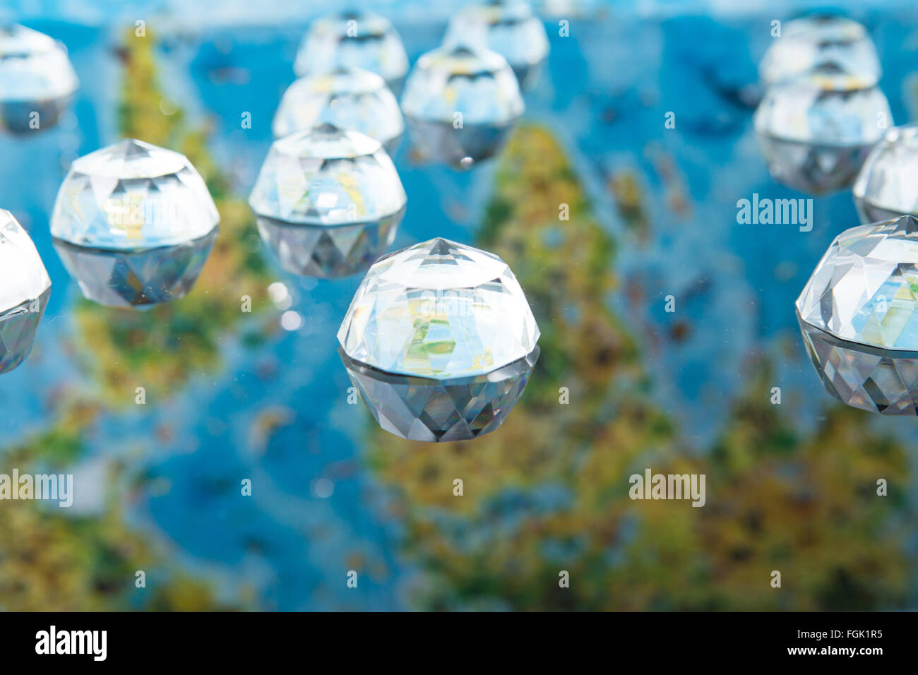 Map of the earth hi-res stock photography and images - Alamy