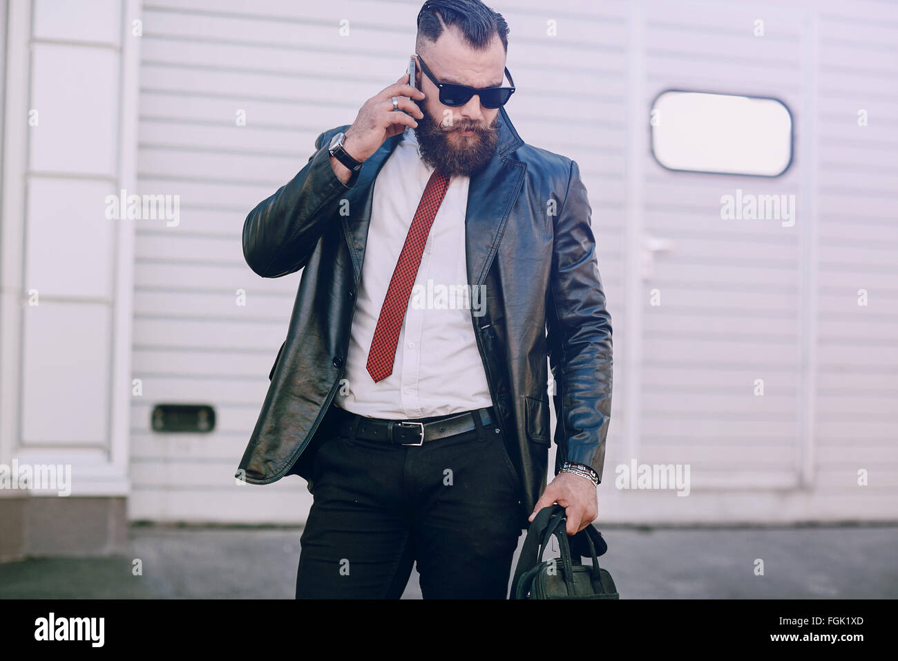 business man outside Stock Photo - Alamy