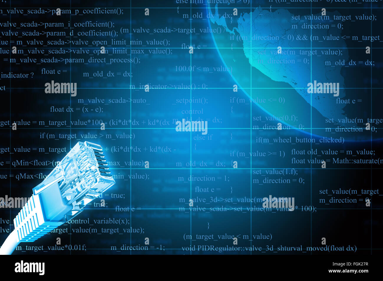 Earth cable concept hi-res stock photography and images - Alamy