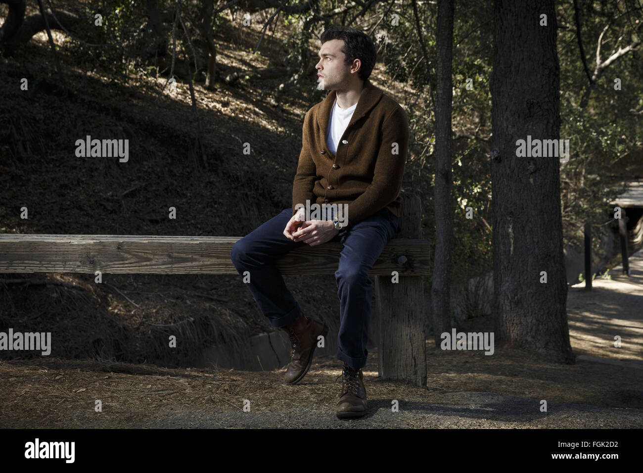 Feb. 8, 2016 - Beverly Hills, CA, U.S. - Actor Alden Ehrenreich poses ...