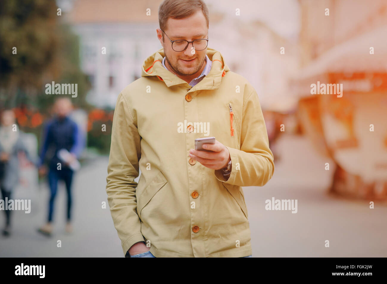 man with phone Stock Photo - Alamy