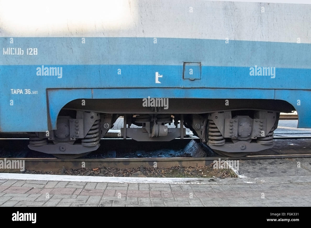 Railroad freight car brake system hi-res stock photography and images ...