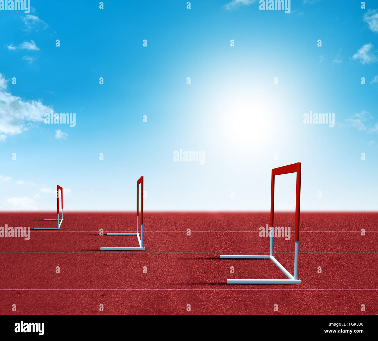 Barriers on treadmill stadium hi-res stock photography and images - Alamy