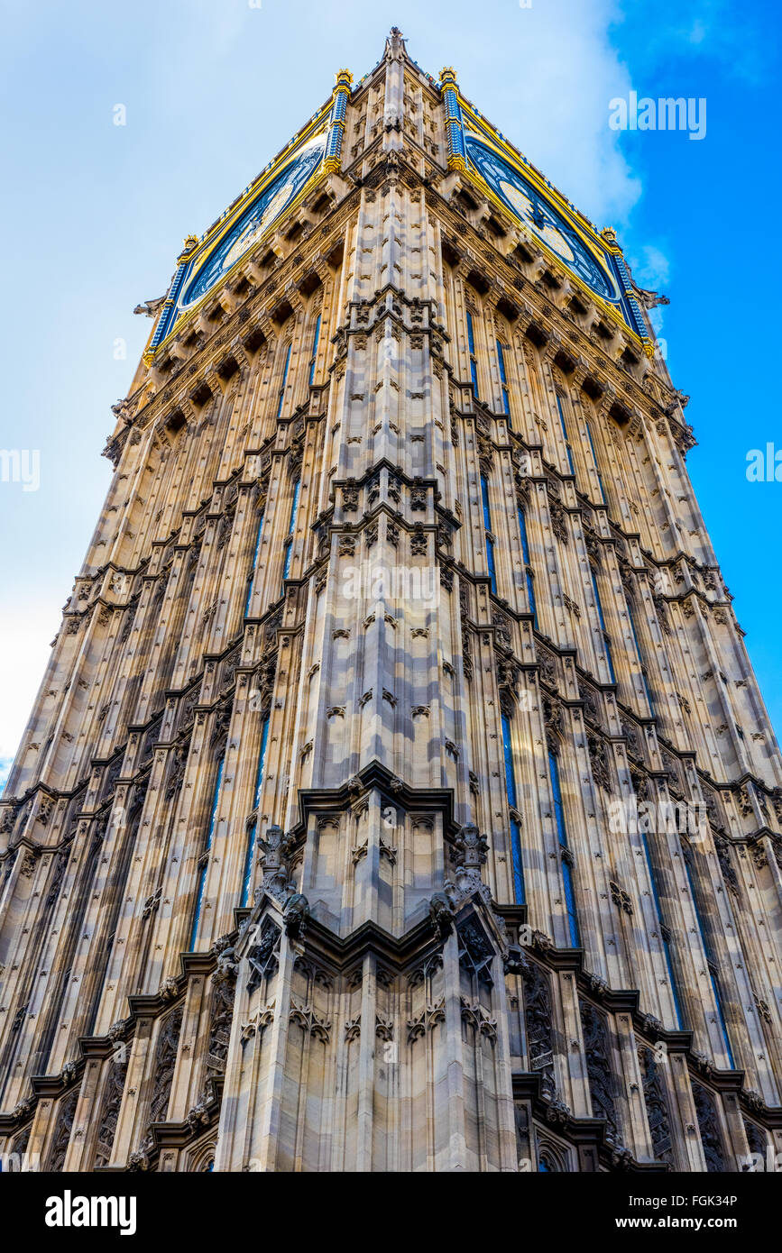 A Close up view of Big Ben in the city of London England UK Stock Photo ...