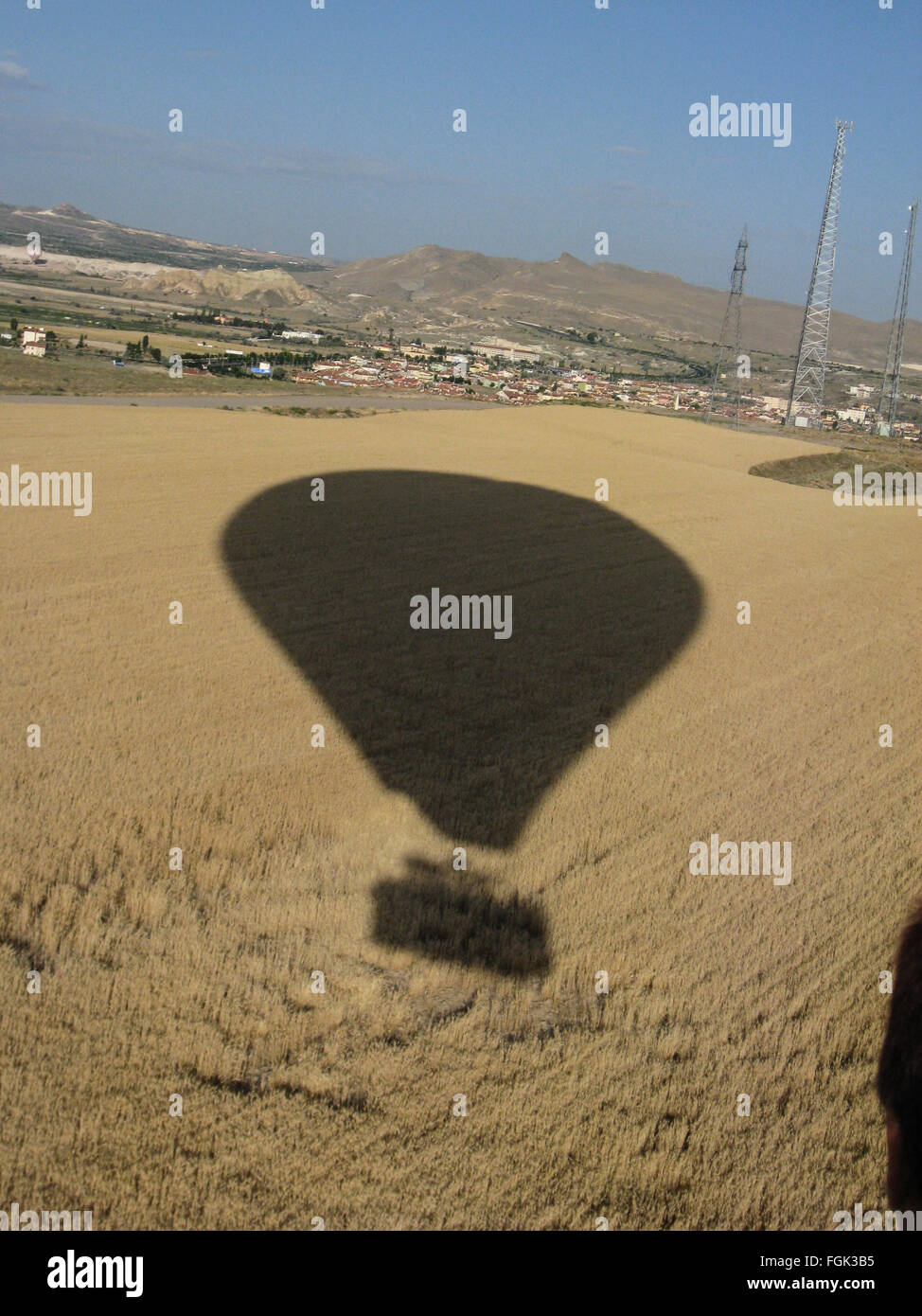 Balloon Shadow Cappadocia, Turkey Stock Photo - Alamy