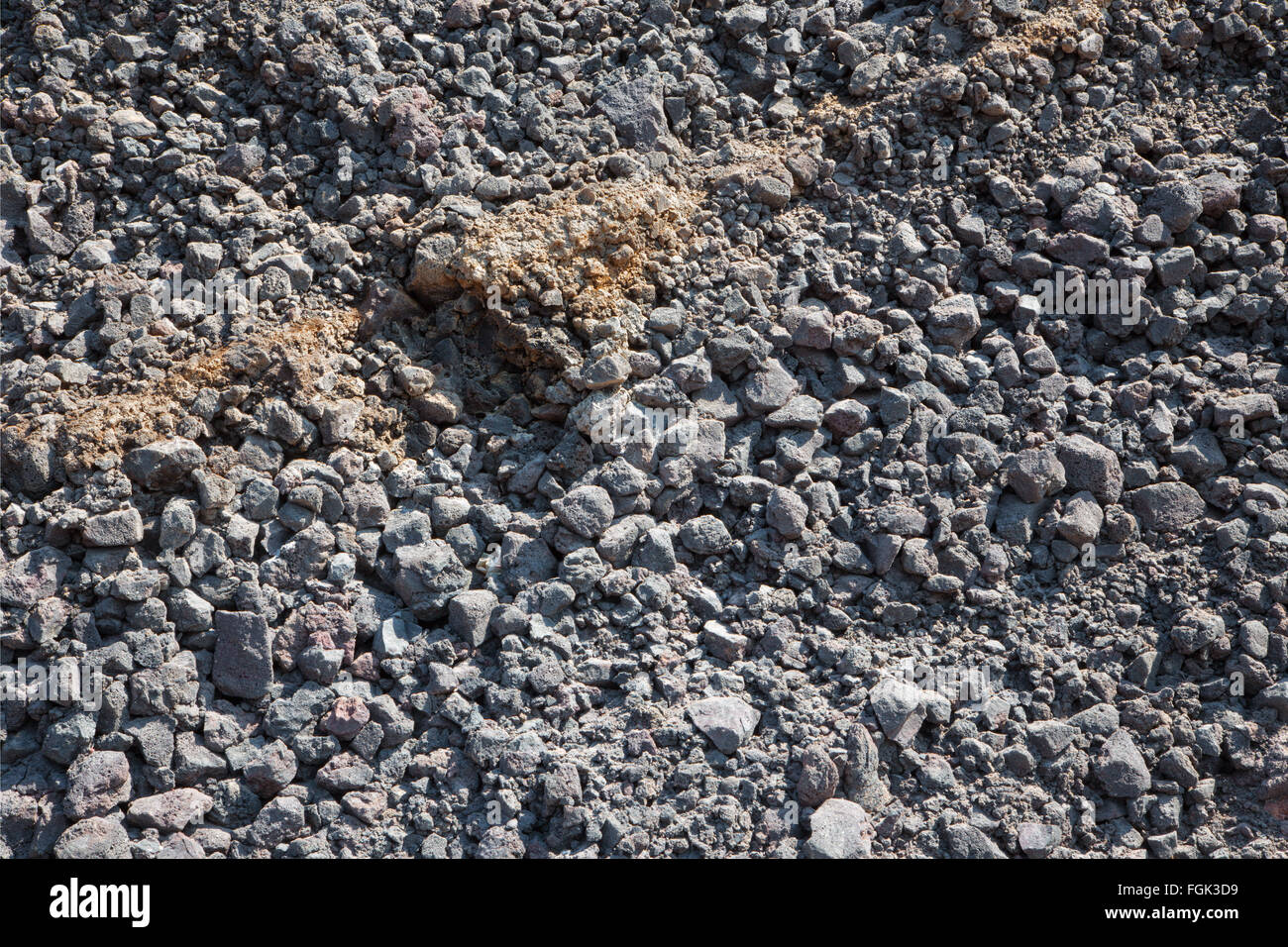 Santorini - Red gray pumice layers background Stock Photo - Alamy
