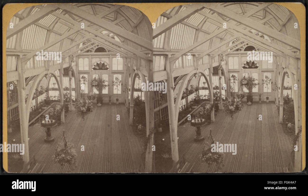 This photograph by L. B. Williams shows the interior of the ...