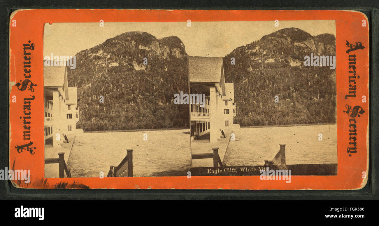 A view of Eagle Cliff in the White Mountains, captured from the Robert ...