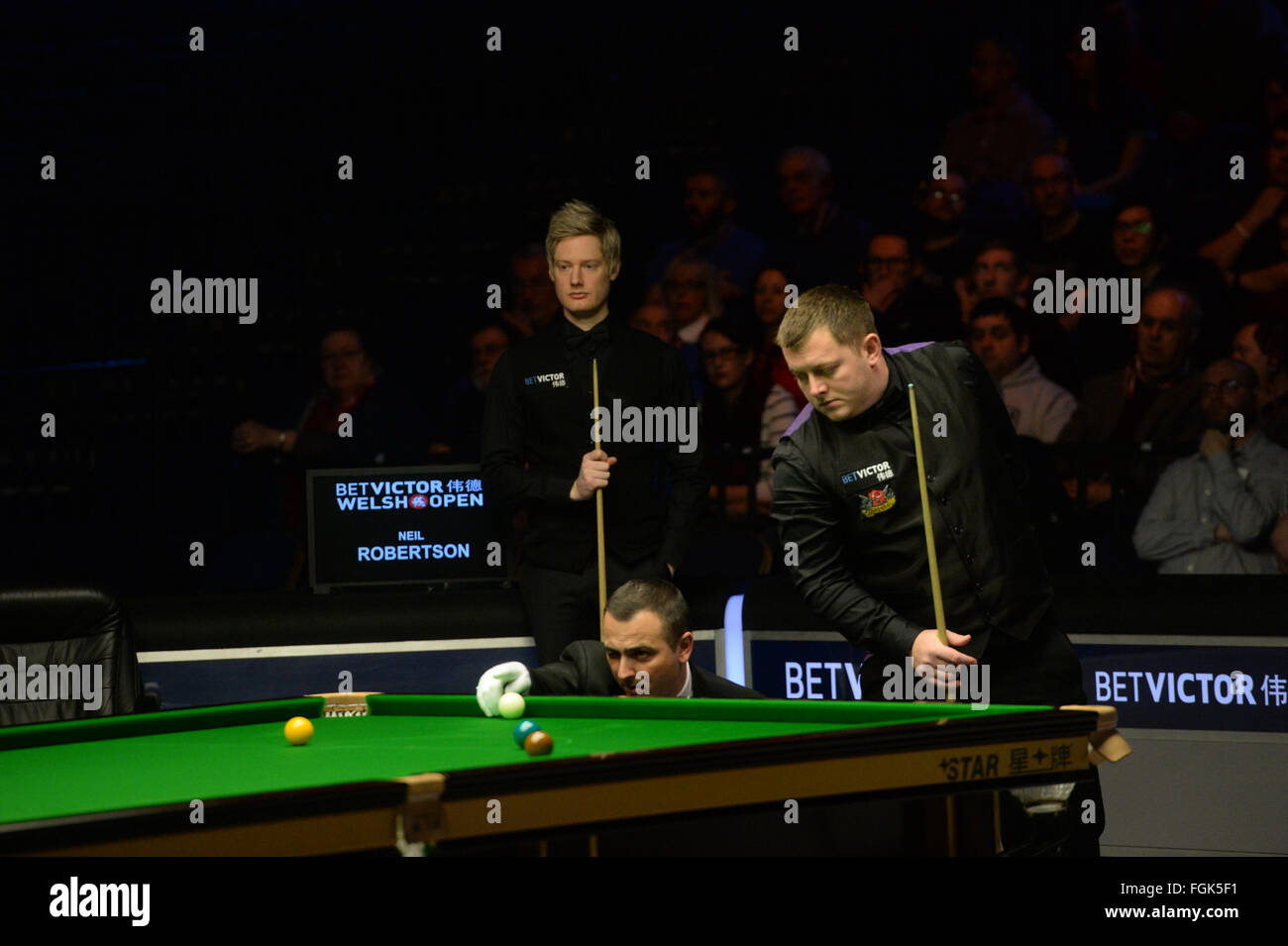 Cardiff Arena, Cardiff, Wales. 20th Feb, 2016. Bet Victor Welsh Open ...