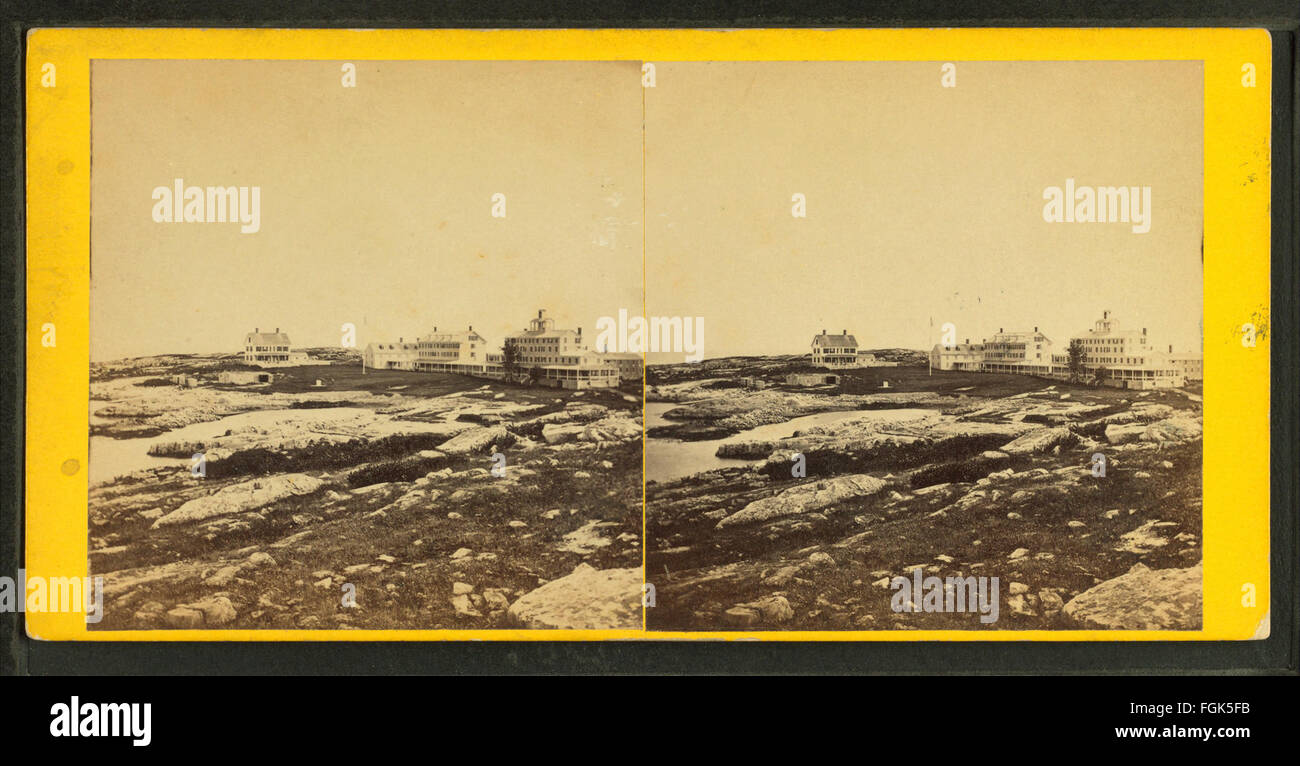 This photograph by Davis Brothers shows the Appledore House on the ...