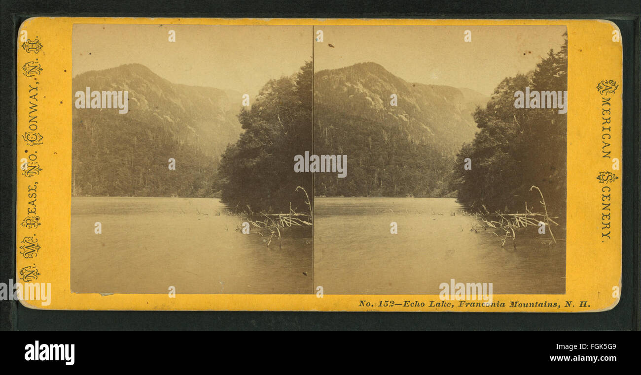 Nathan W. Pease's photograph captures Echo Lake, located in the ...