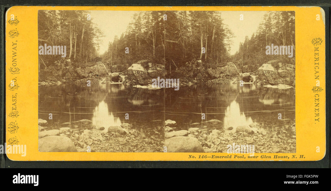 Photograph of the Emerald Pool near Glen House, New Hampshire, taken by ...