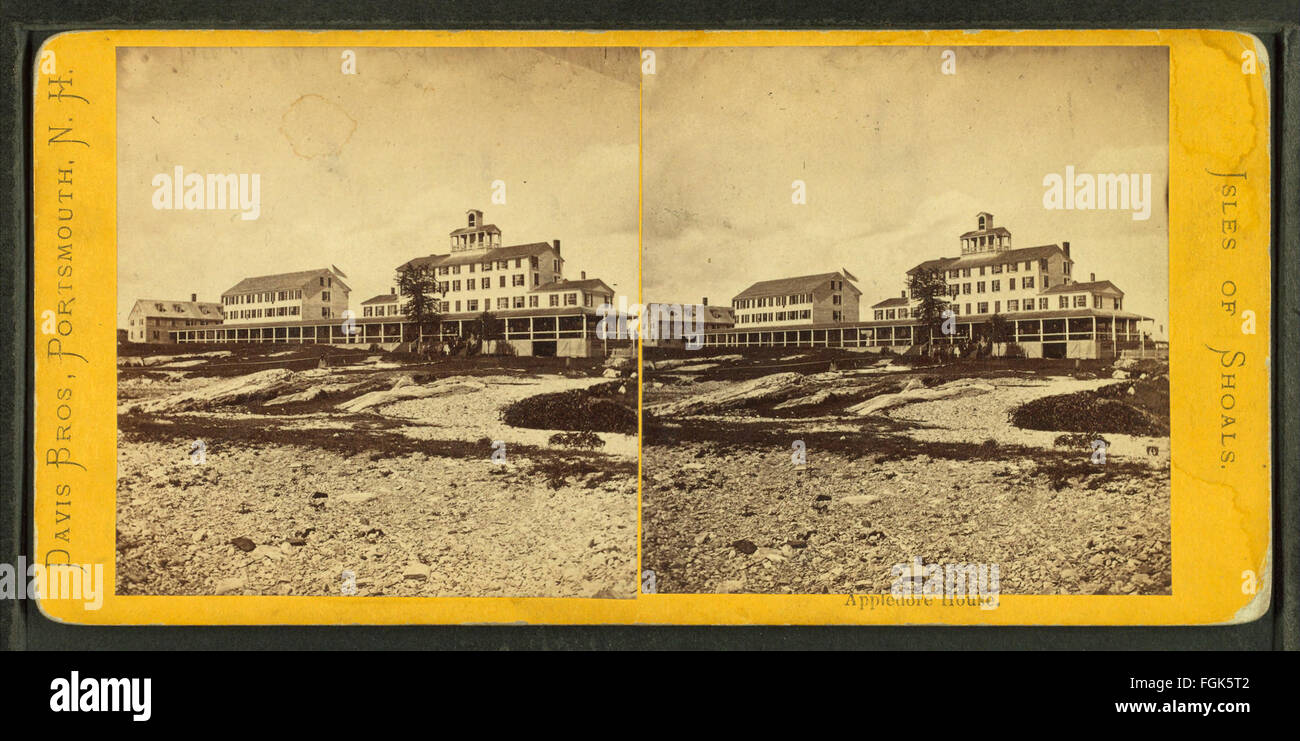 This photograph by Davis Brothers captures the Appledore House ...