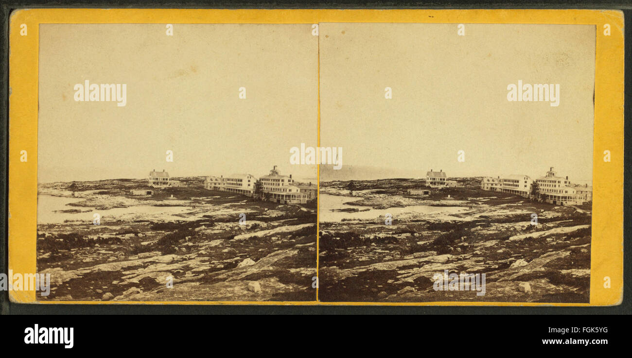 This photograph by the Davis Brothers shows Appledore House, a historic ...
