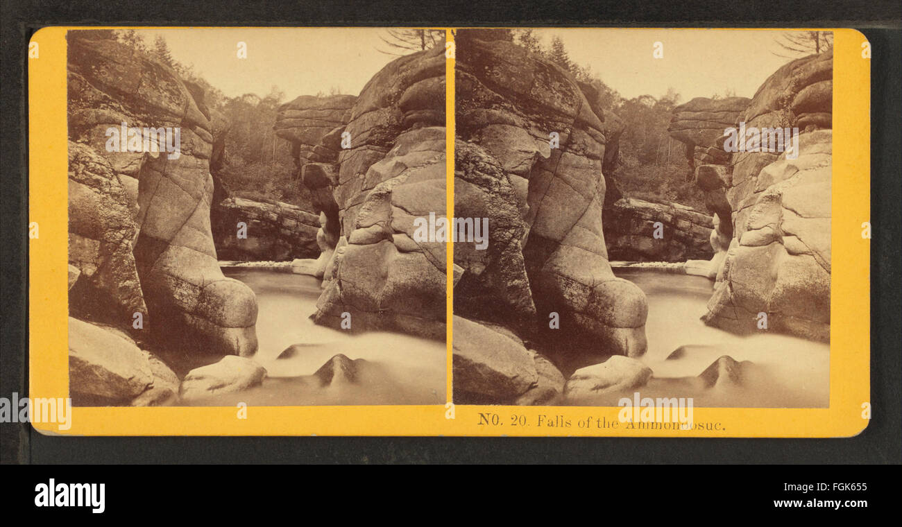 Falls of the Ammonoosuc, from Robert N. Dennis collection of ...