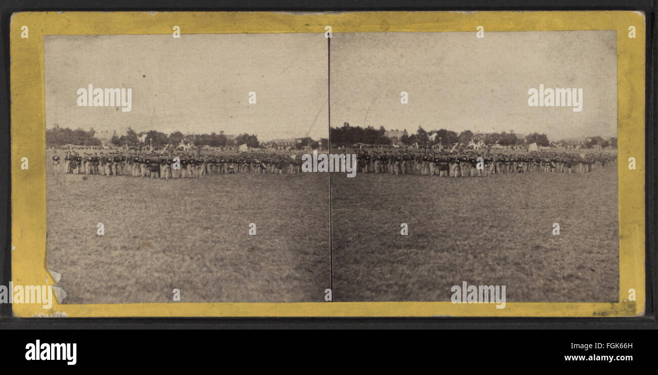 This photograph by E. & H.T. Anthony captures the 37th Regiment during ...