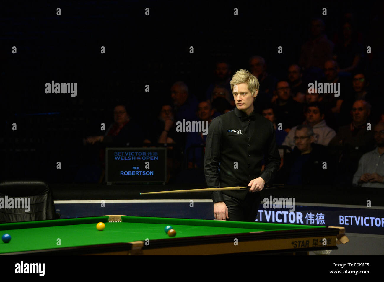 Cardiff Arena, Cardiff, Wales. 20th Feb, 2016. Bet Victor Welsh Open ...