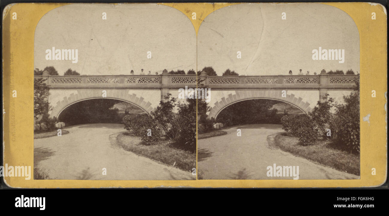 A photograph by William M. Chase showing an archway over a walk near ...