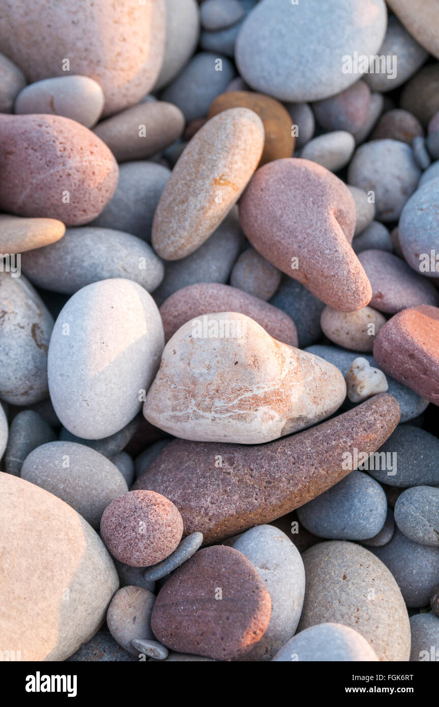 Full frame of colourful pebbles on a beach Stock Photo - Alamy