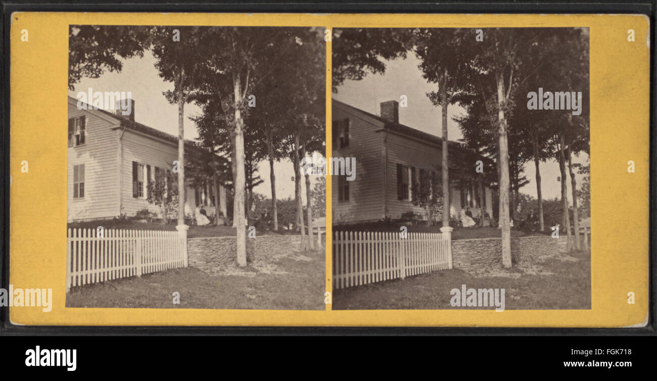 This photograph by J.J. Cornish depicts the residence of G.S. Mead ...