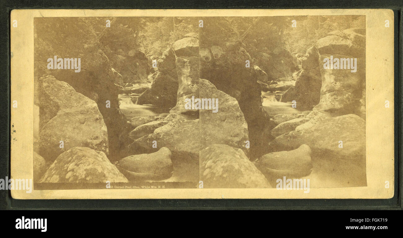 Photograph from the Robert N. Dennis collection showing Garnet Pool in ...