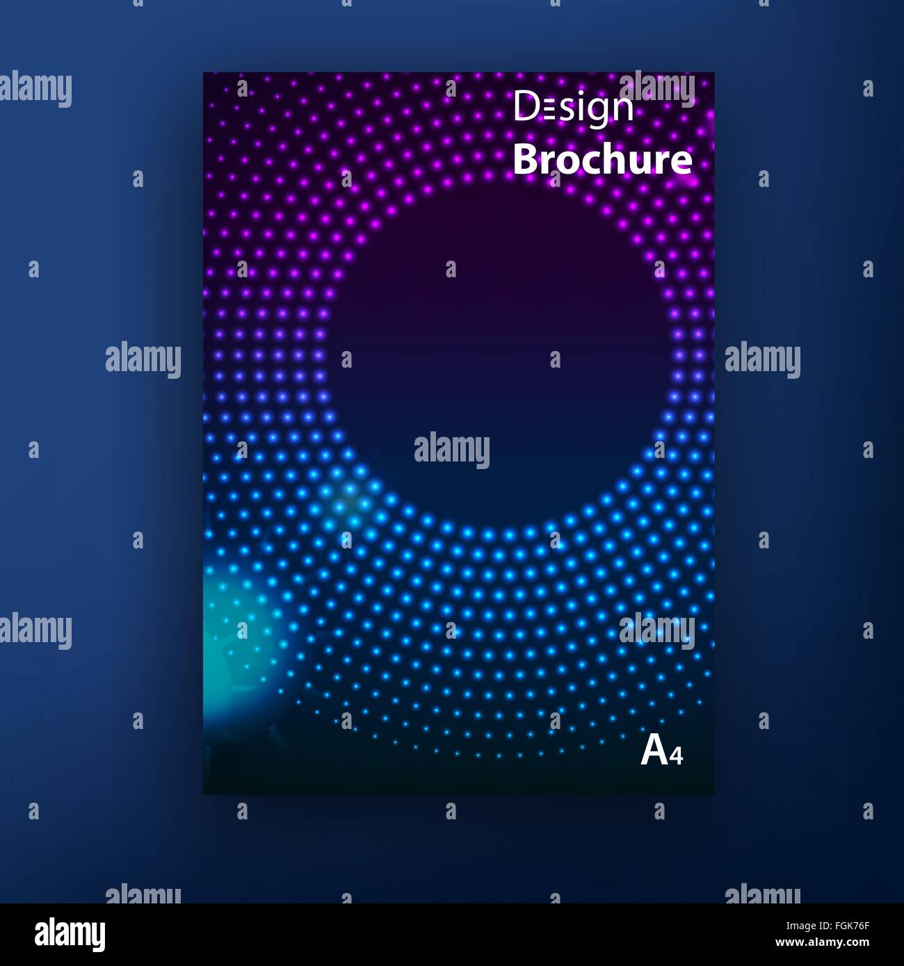 Vector violet - blue brochure booklet cover design templates collection ...