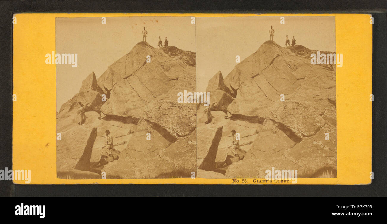 Photograph from the Robert N. Dennis collection showing Giant’s Cleft ...