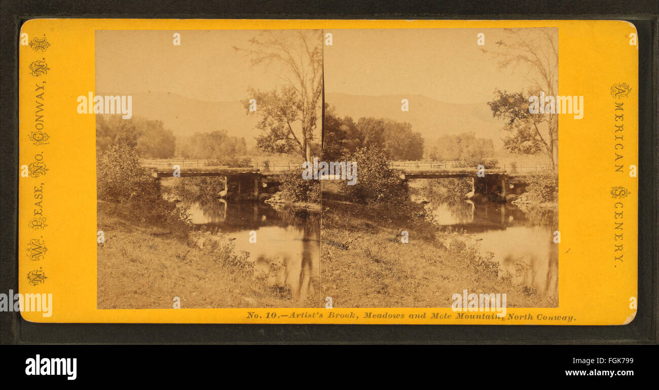 A photograph by Nathan W. Pease of Artist’s Brook, Meadows, and Mote ...