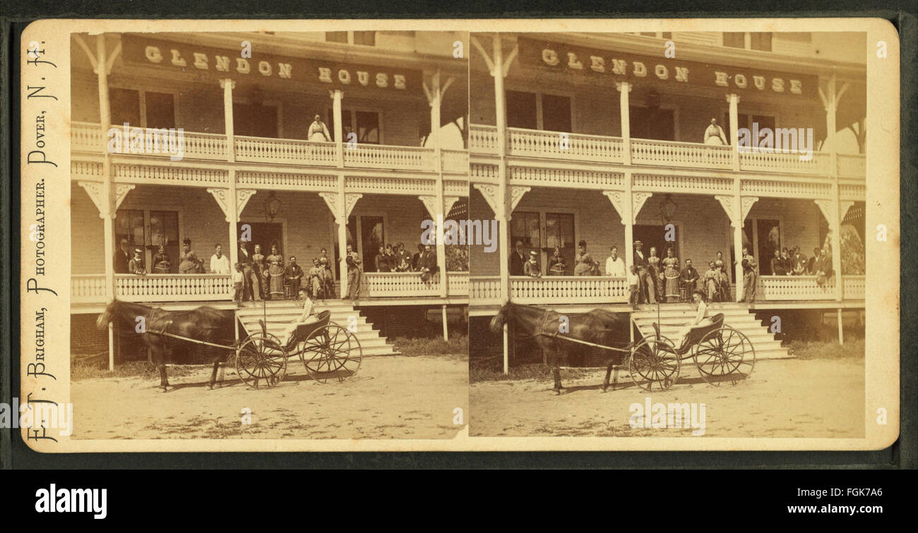 This photograph by E.T. Brigham shows Glendon House, capturing its ...