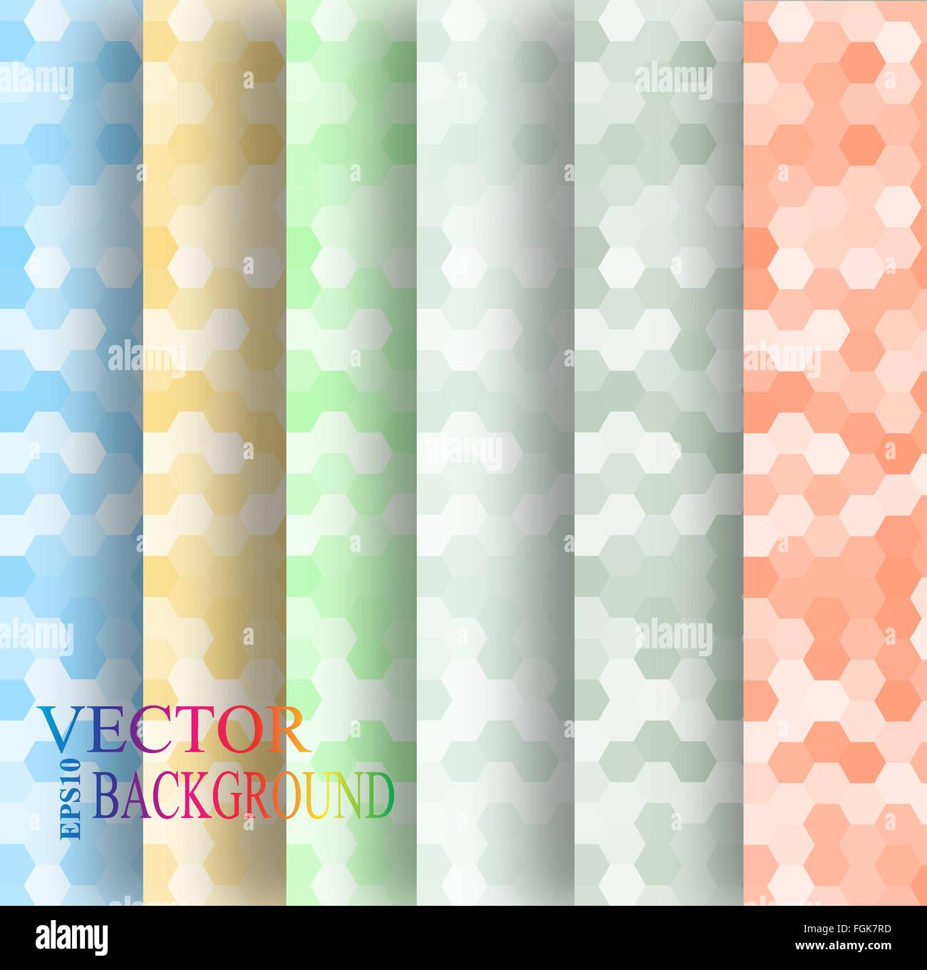 seamless texture hex grid eps 10 vector illustration Stock Vector Image ...