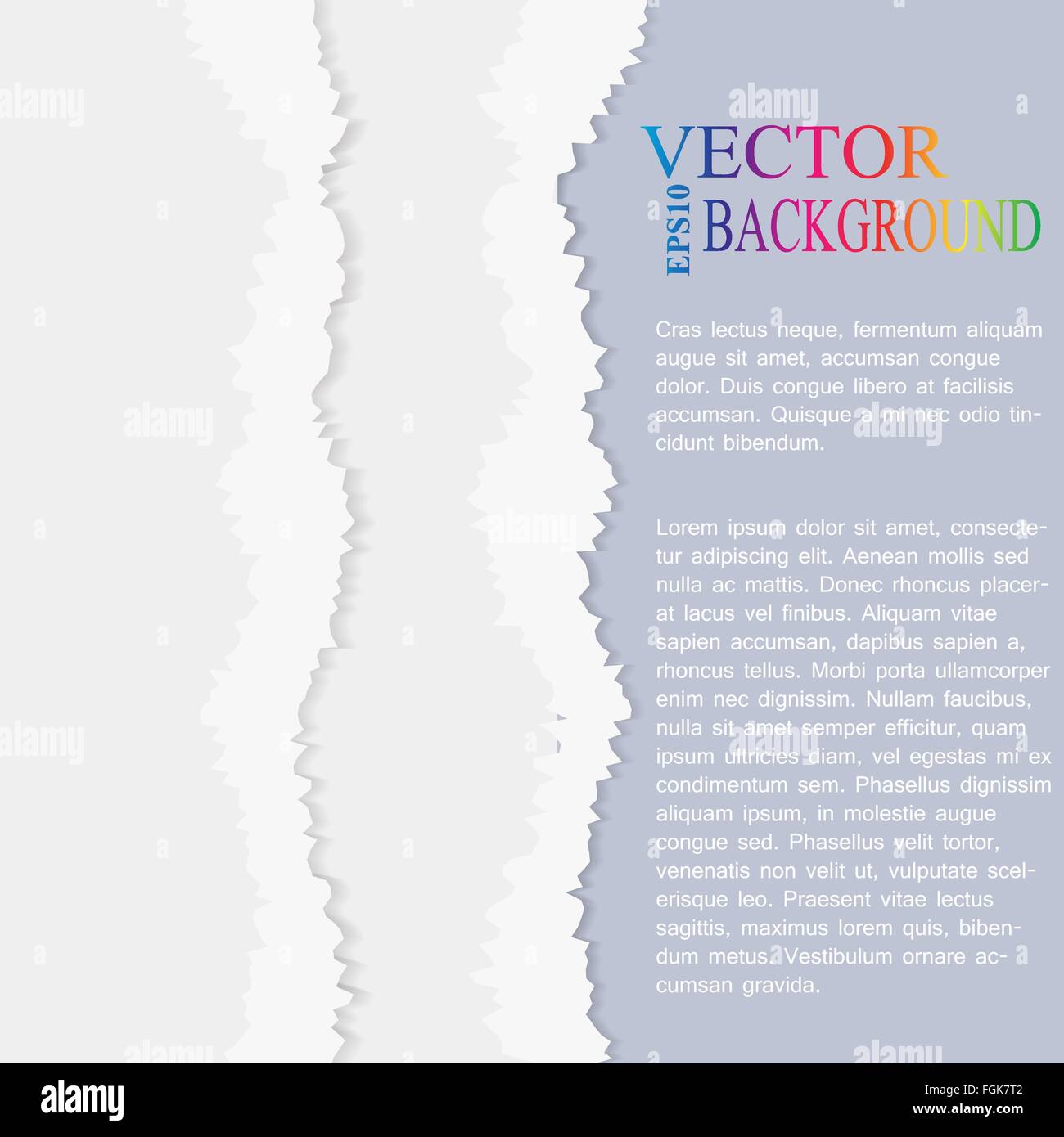 torn paper vector, layered eps 10 vector illustration Stock Vector ...