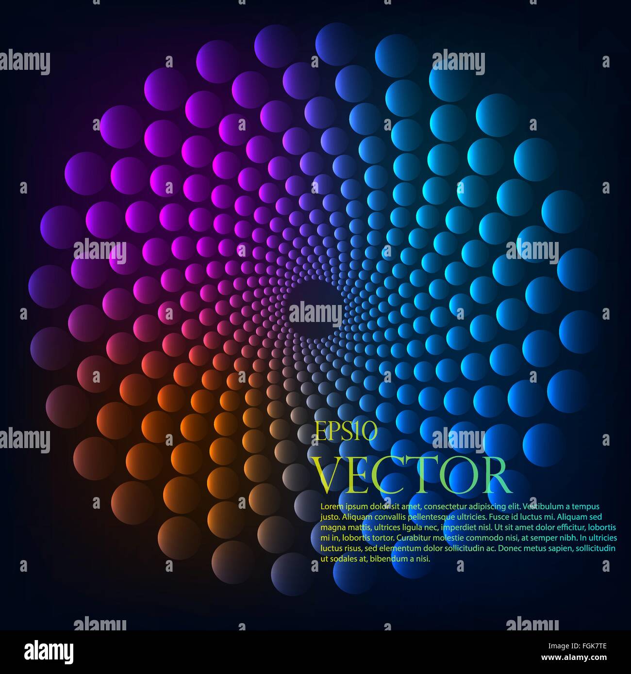 Rainbow vortex vector background eps 10 vector illustration Stock ...
