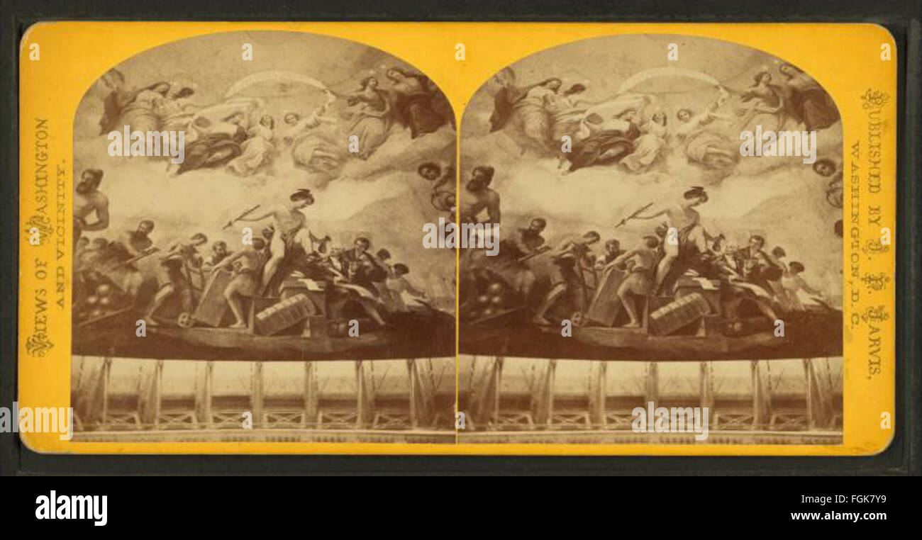 Brumidis allegorical painting hi-res stock photography and images - Alamy