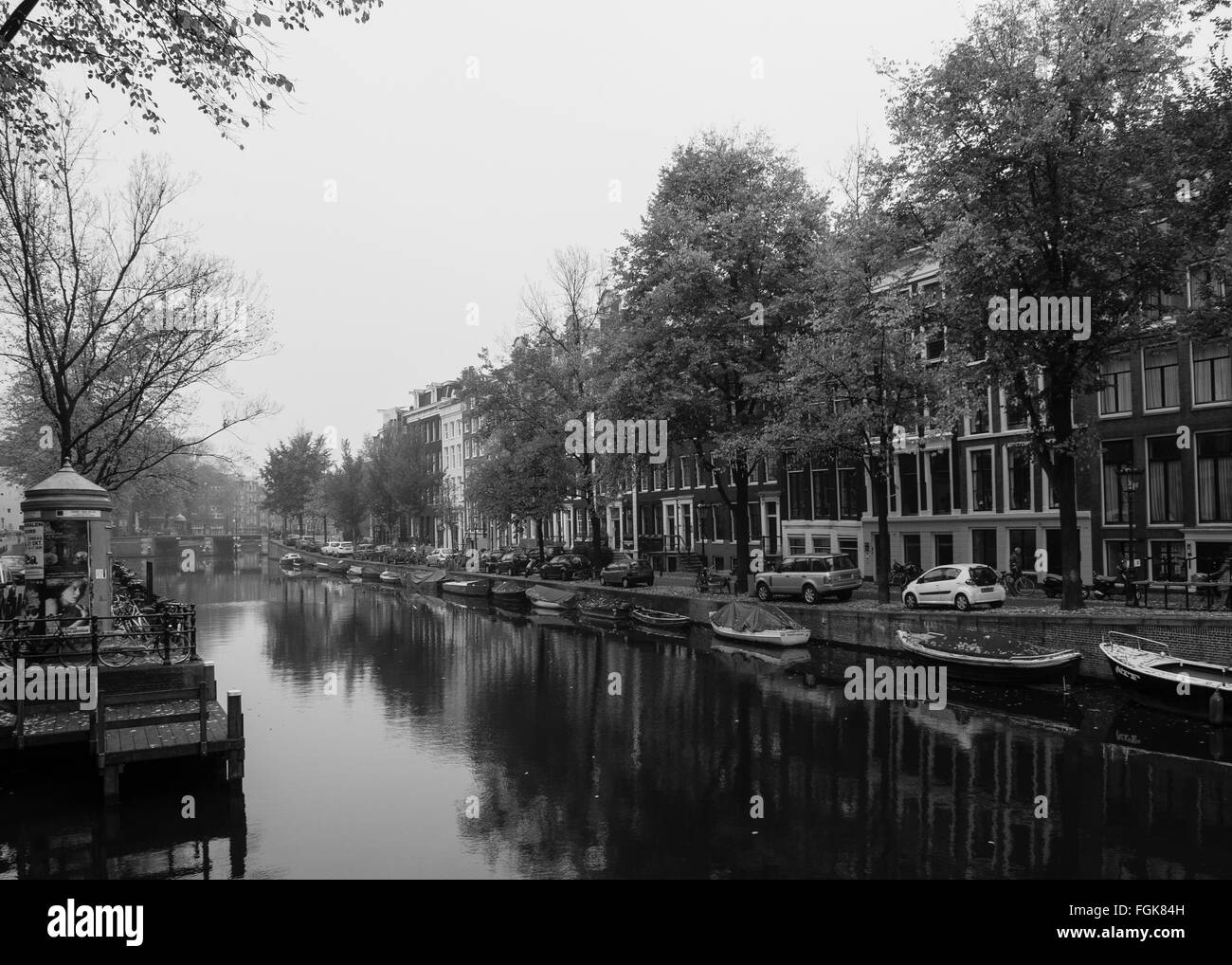 Reflections of canals Black and White Stock Photos & Images - Alamy