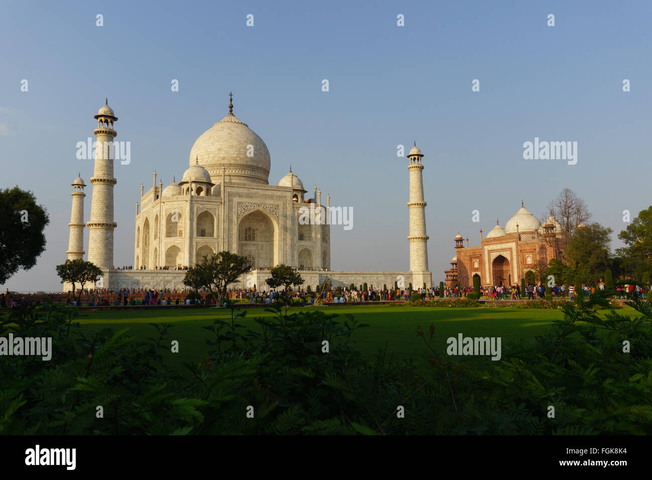 Taj Mahal, a mausoleum of white marble in Agra, India Stock Photo - Alamy