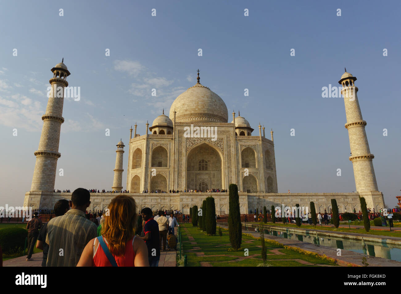 Taj Mahal, a mausoleum of white marble in Agra, India Stock Photo - Alamy
