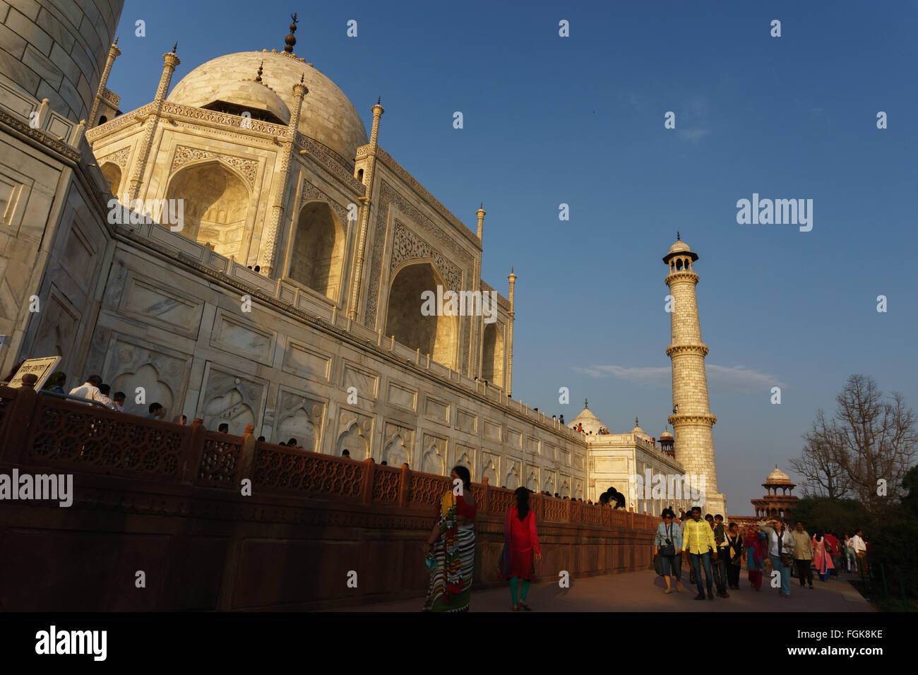 Taj Mahal, a mausoleum of white marble in Agra, India Stock Photo - Alamy