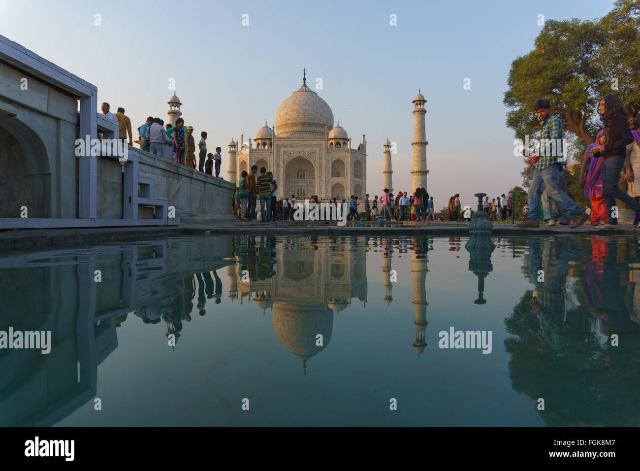 Taj Mahal, a mausoleum of white marble in Agra, India Stock Photo - Alamy