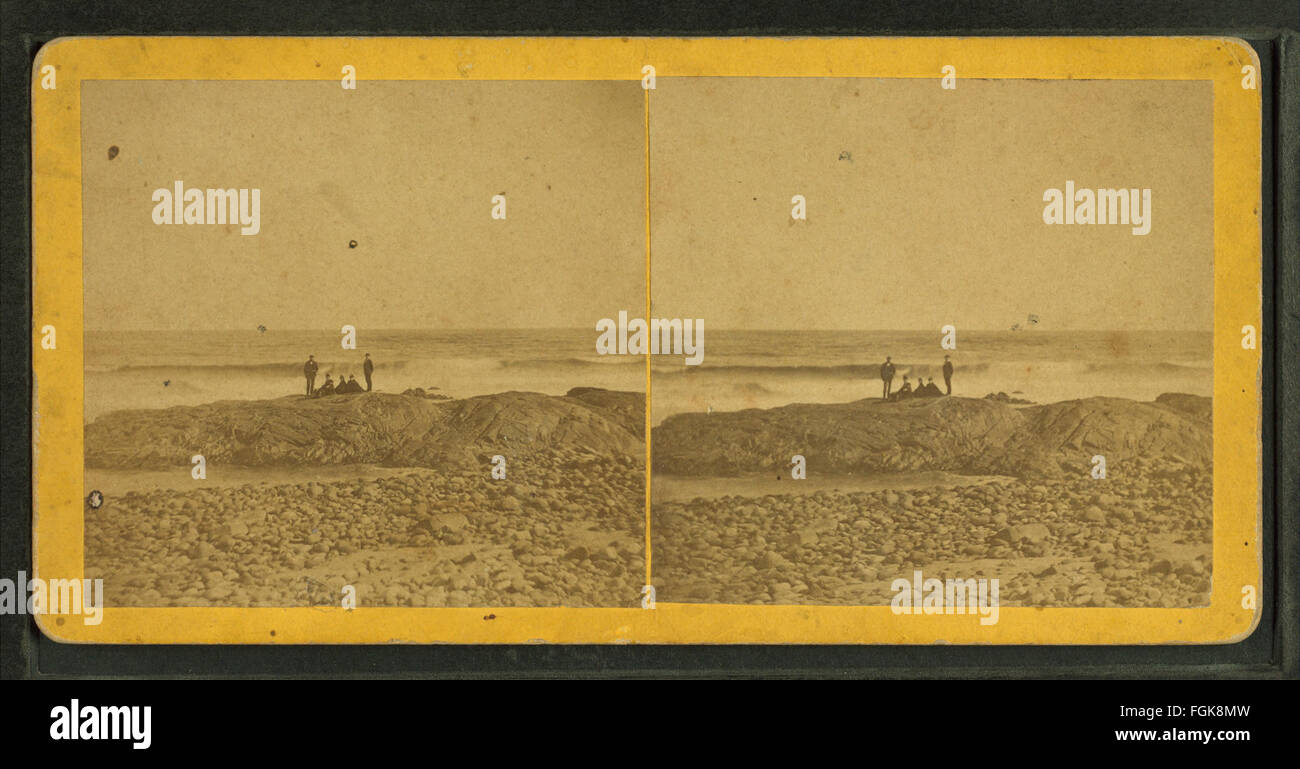 Captured by A.P. Munger, this vintage photograph shows a surf scene at ...