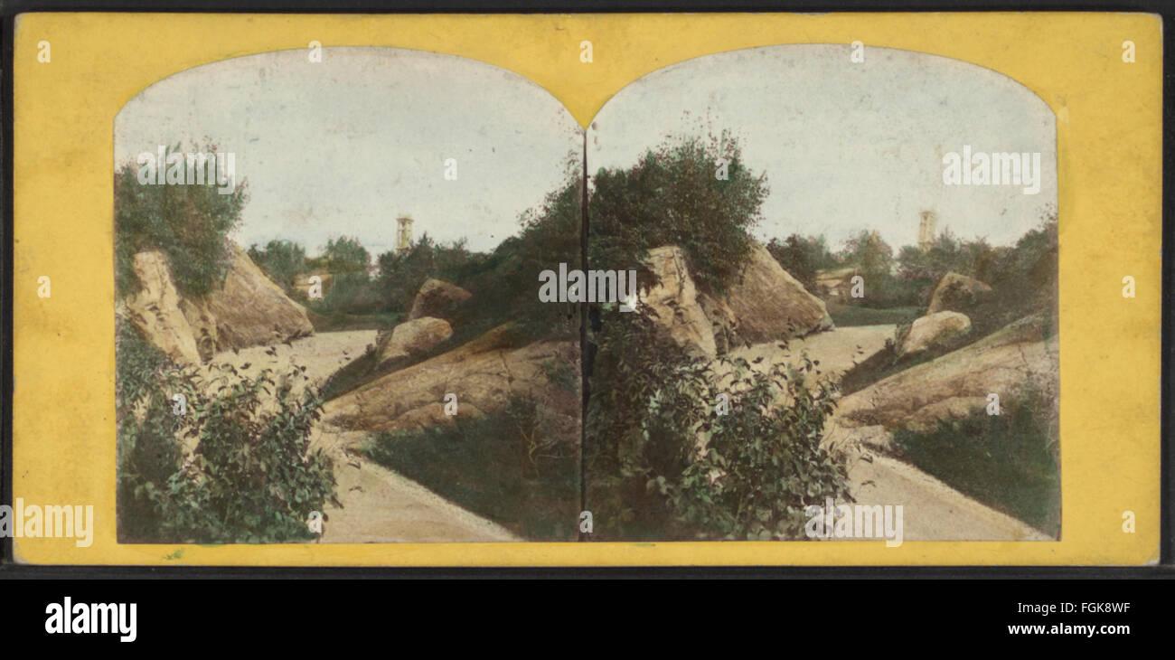 A photograph from the Robert N. Dennis collection showing the Ramble in ...