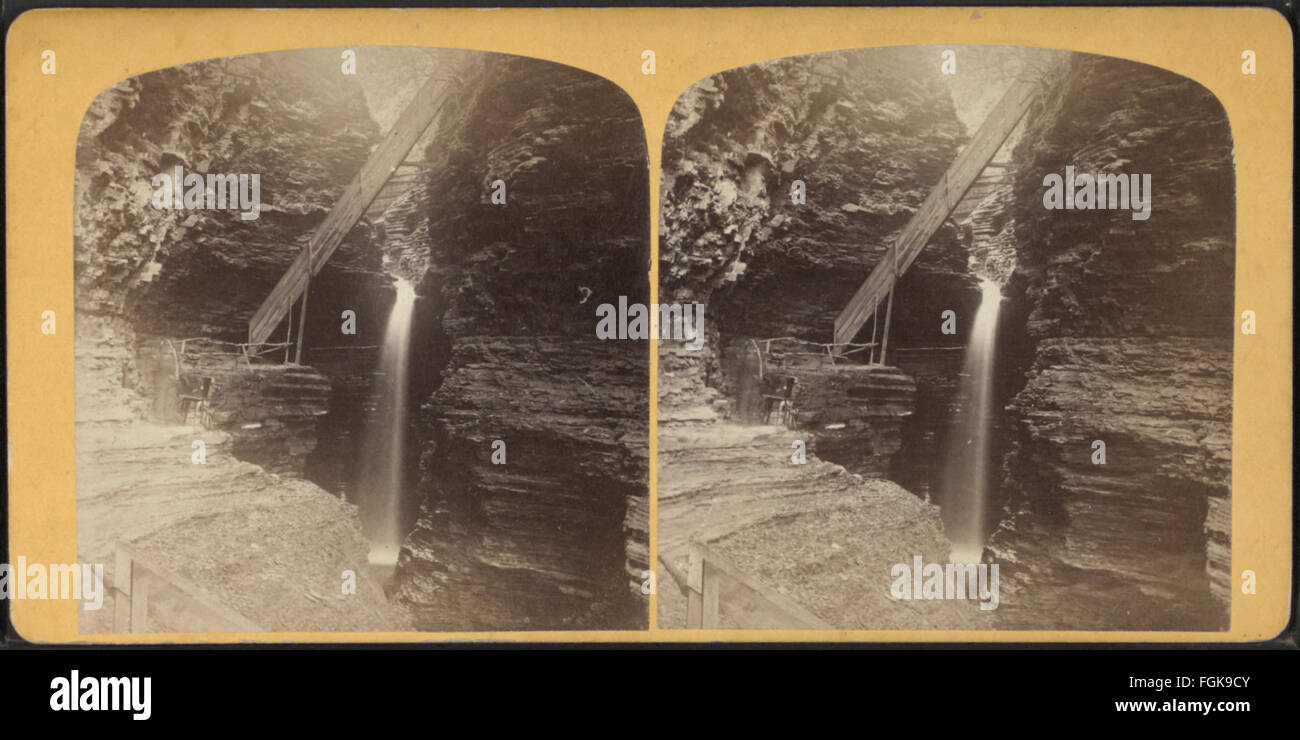 This photograph by R. D. Crum shows a series of long stairs leading to ...