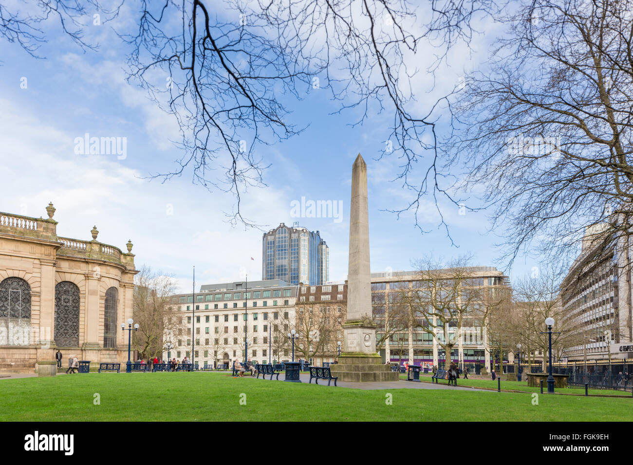 St Philip's Cathedral, Colmore Row, Birmingham, England, UK Stock Photo ...