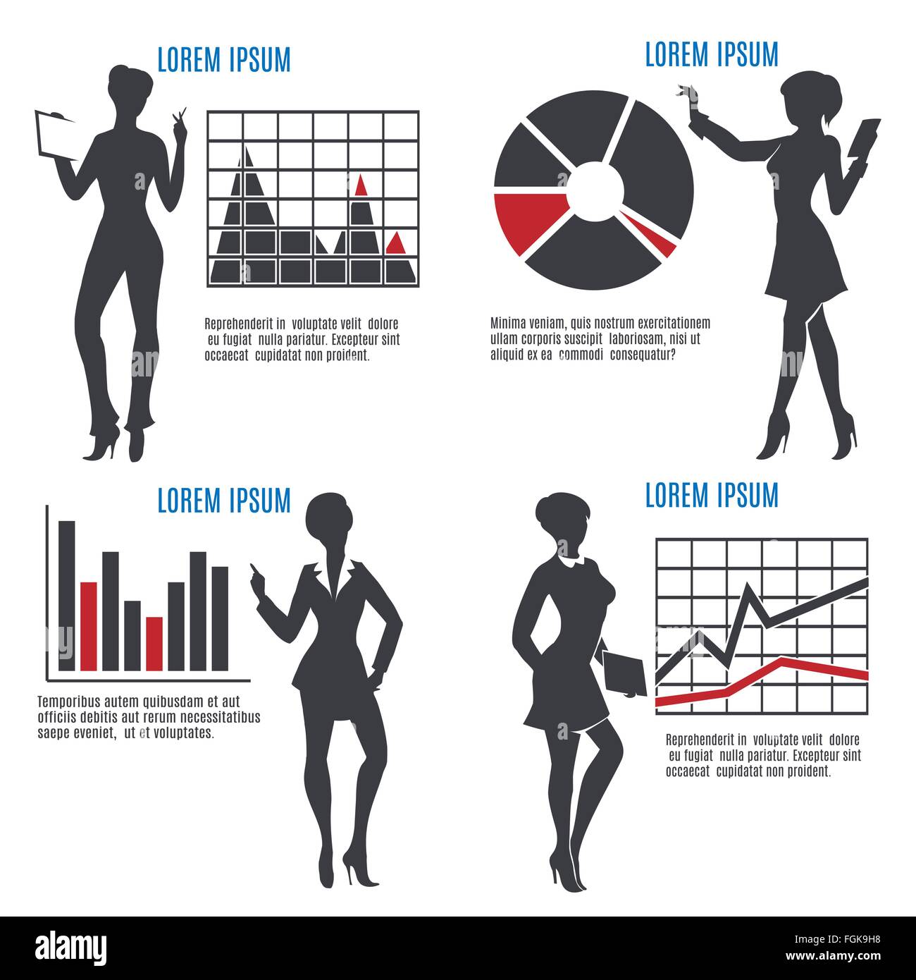 Business Woman Silhouette Vector Free