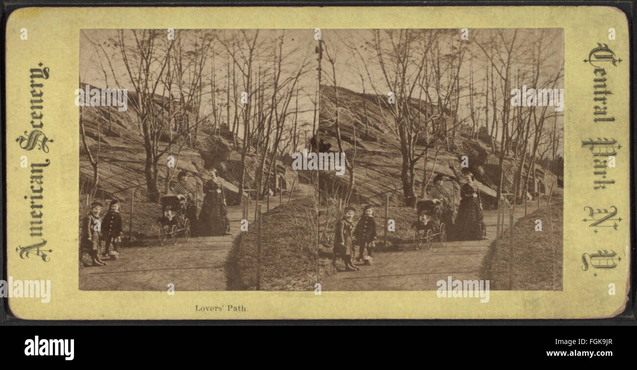 This photograph shows Lovers' Path, a scenic pathway often associated ...