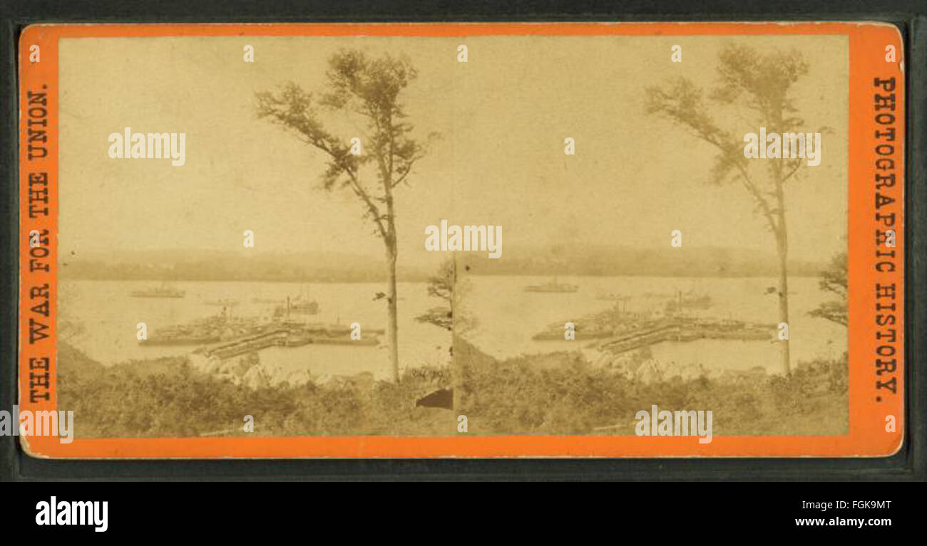 This photograph depicts Belle Plain Landing on the James River ...