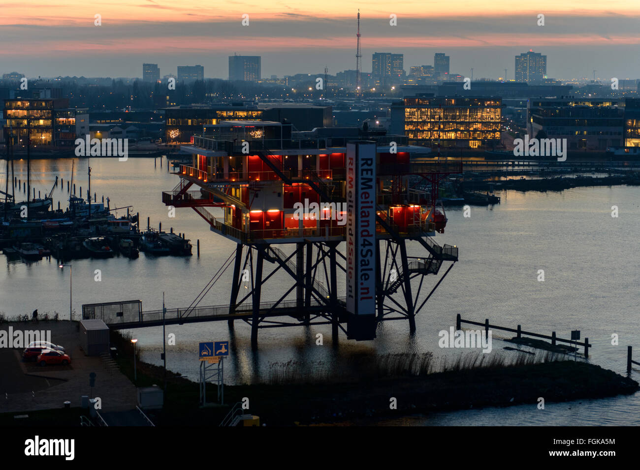 Amsterdam harbour hi-res stock photography and images - Alamy