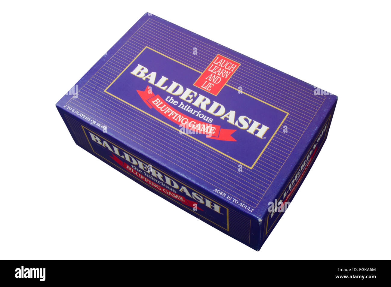 Balderdash bluffing board game on a white background Stock Photo - Alamy