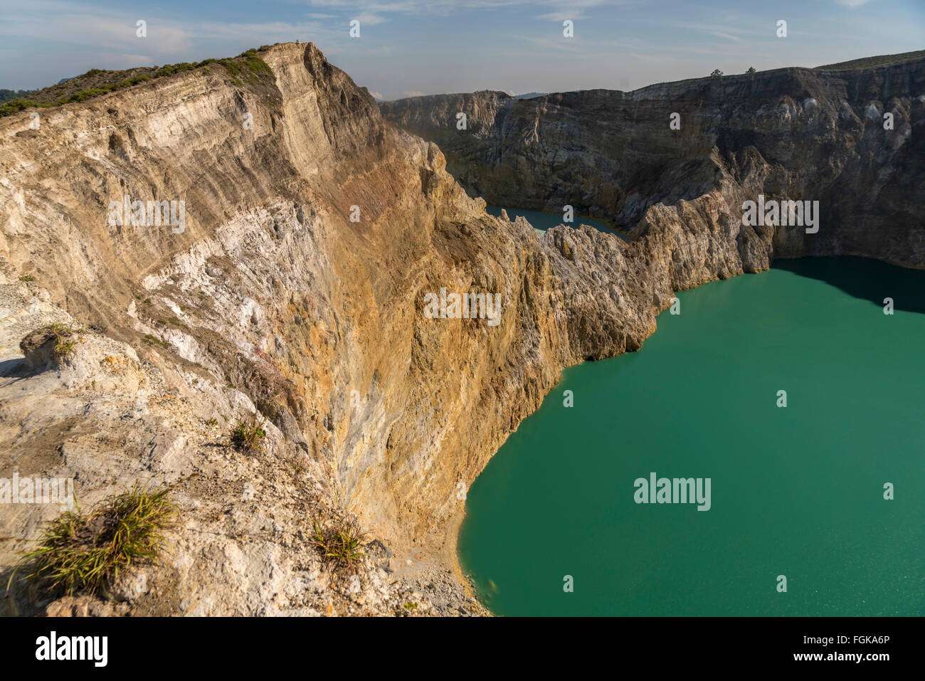 Coloured Kelimutu volcano Crater Lakes in Moni, Flores, Indonesia, Asia ...